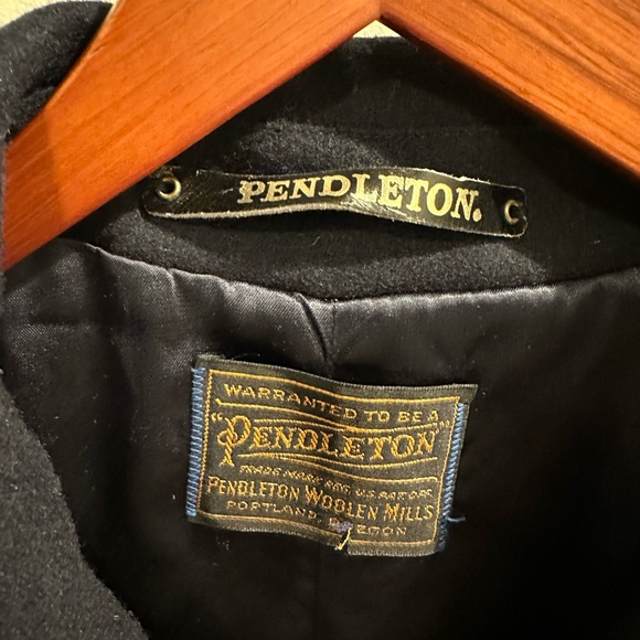 Pendleton | Jackets & Coats | Vintage Pendleton Wool Trench Coat Men Belted Overcoat Button ...